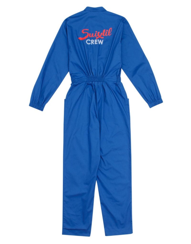 Suixtil 100% heavy cotton twill French-blue Mechanic Overalls - Suixtil