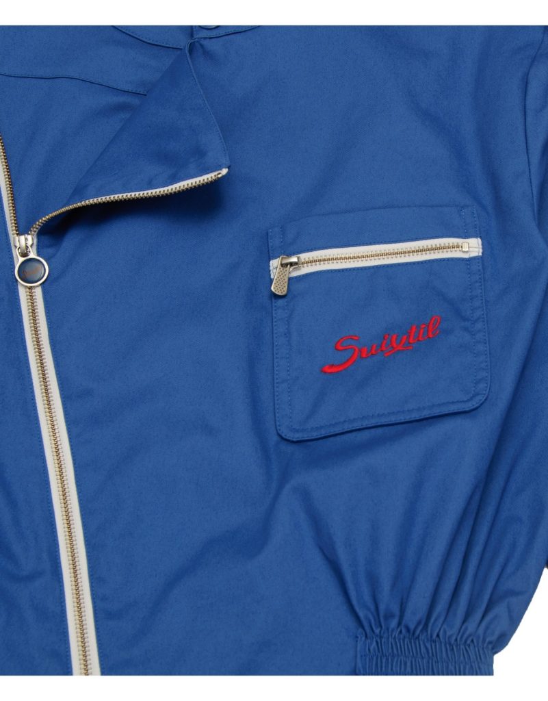 Suixtil 100% heavy cotton twill French-blue Mechanic Overalls - Suixtil