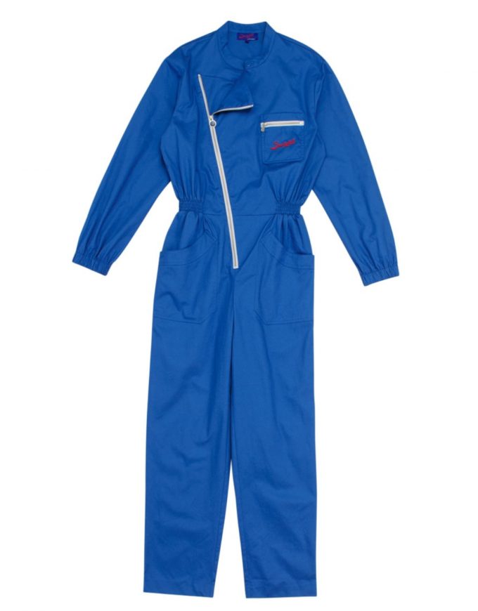 Suixtil 100% heavy cotton twill French-blue Mechanic Overalls - Suixtil